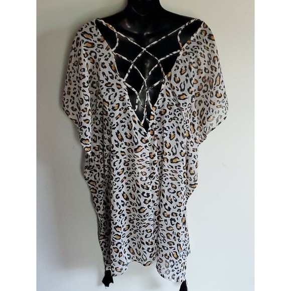 Palisades Beach Club | Swim | New Palisades Beach Club Sheer Leopard ...
